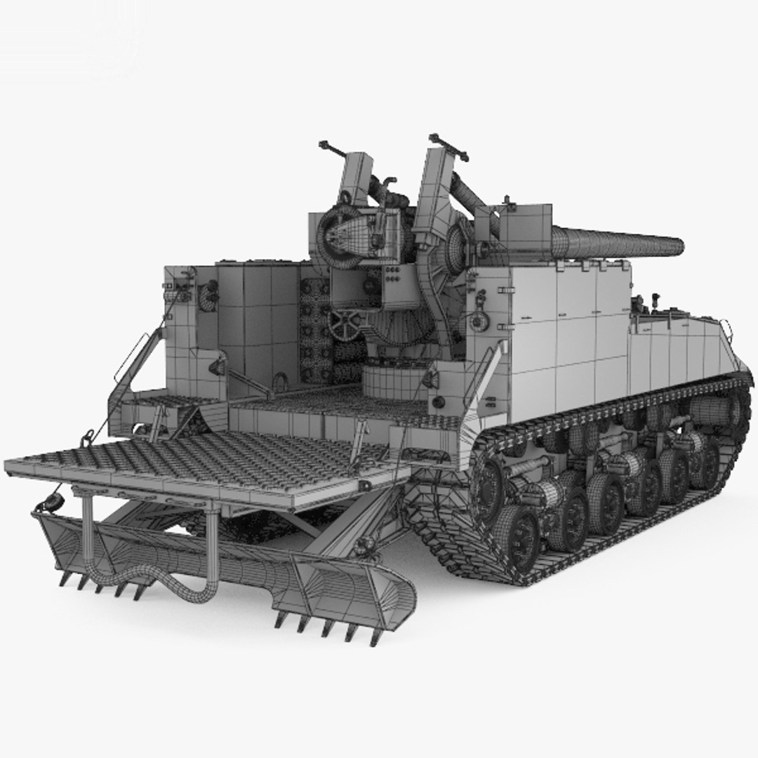 3D M40 Gun Motor Model - TurboSquid 1541046