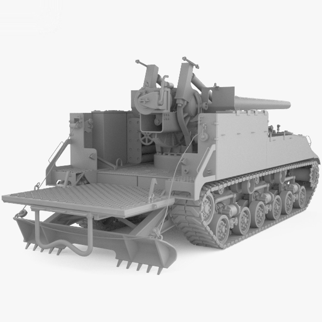 3D M40 Gun Motor Model - TurboSquid 1541046