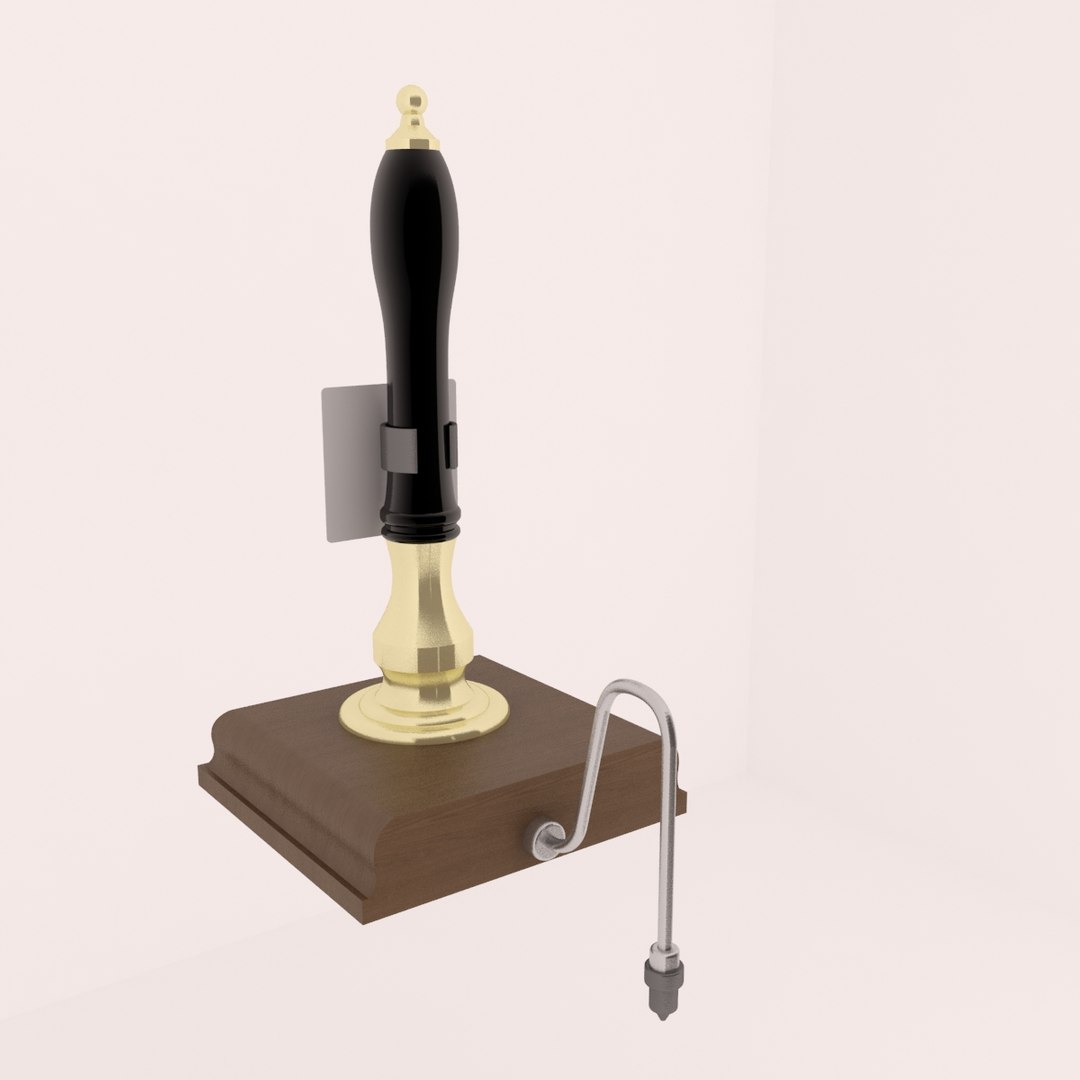 cask ale pump 3d model