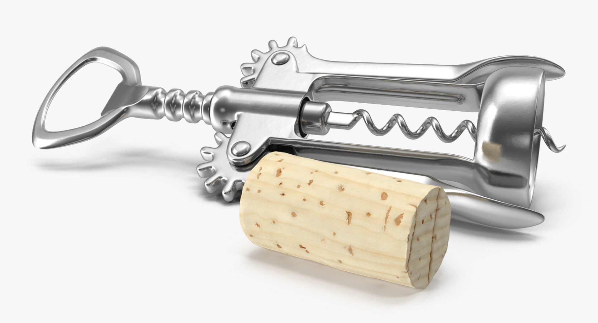 3D Wing Corkscrew Cork - TurboSquid 1225712