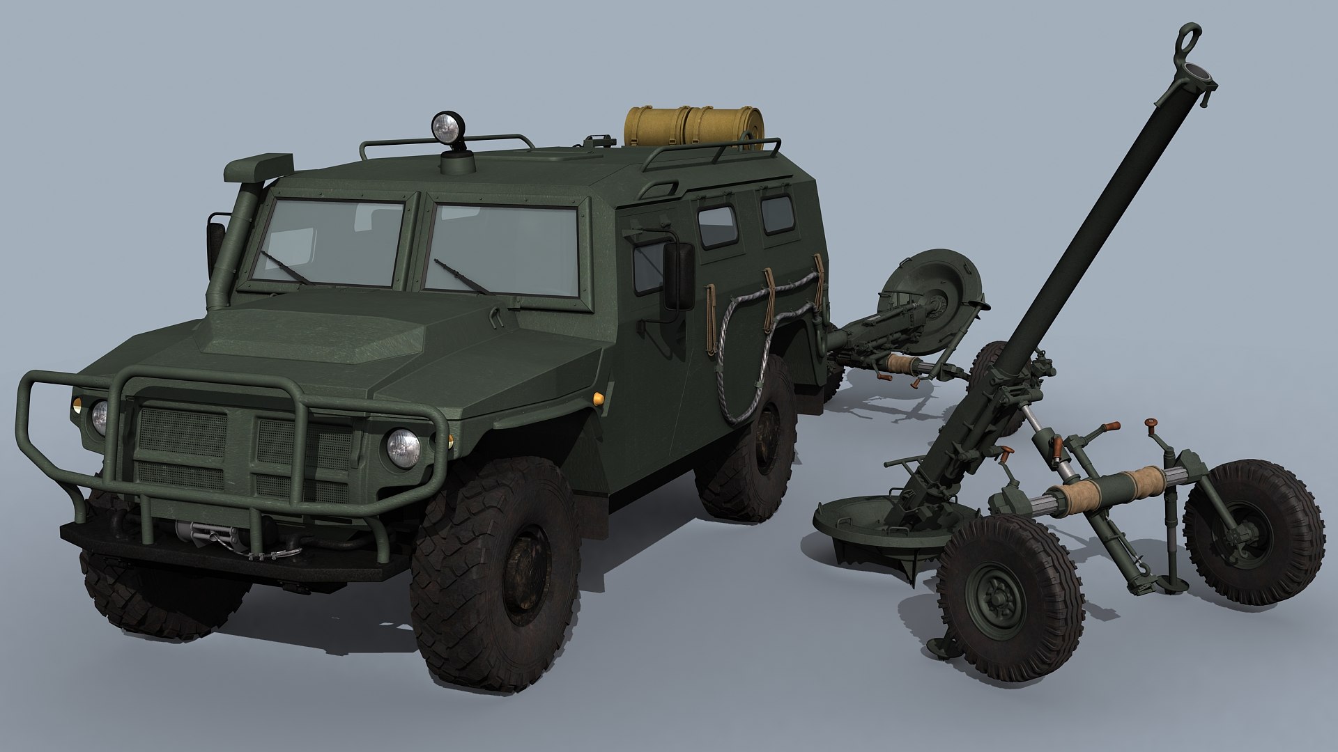 3D Tigr-M Nona-M1 Combo Model - TurboSquid 1850603