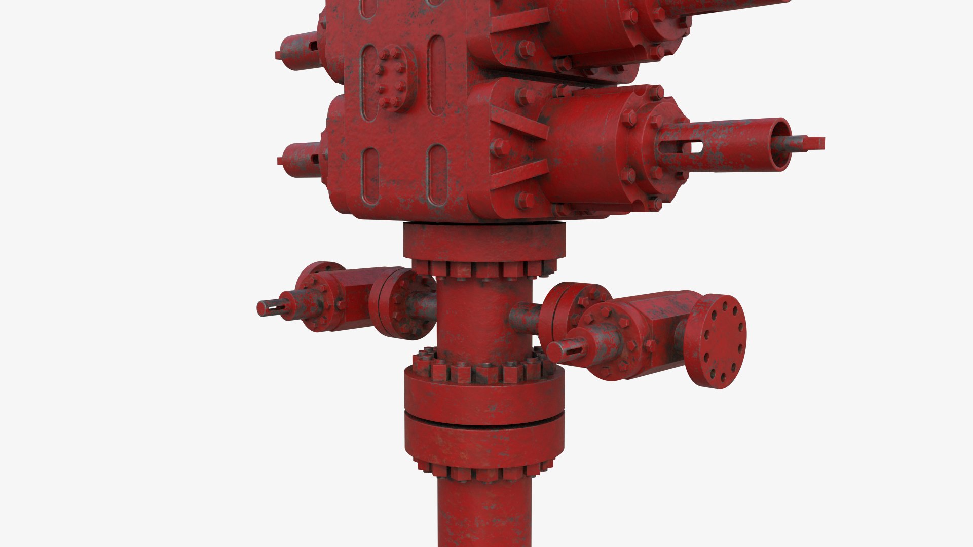 3D Model Oil Equipment - Drilling WellHead 3D Model - TurboSquid 2092135