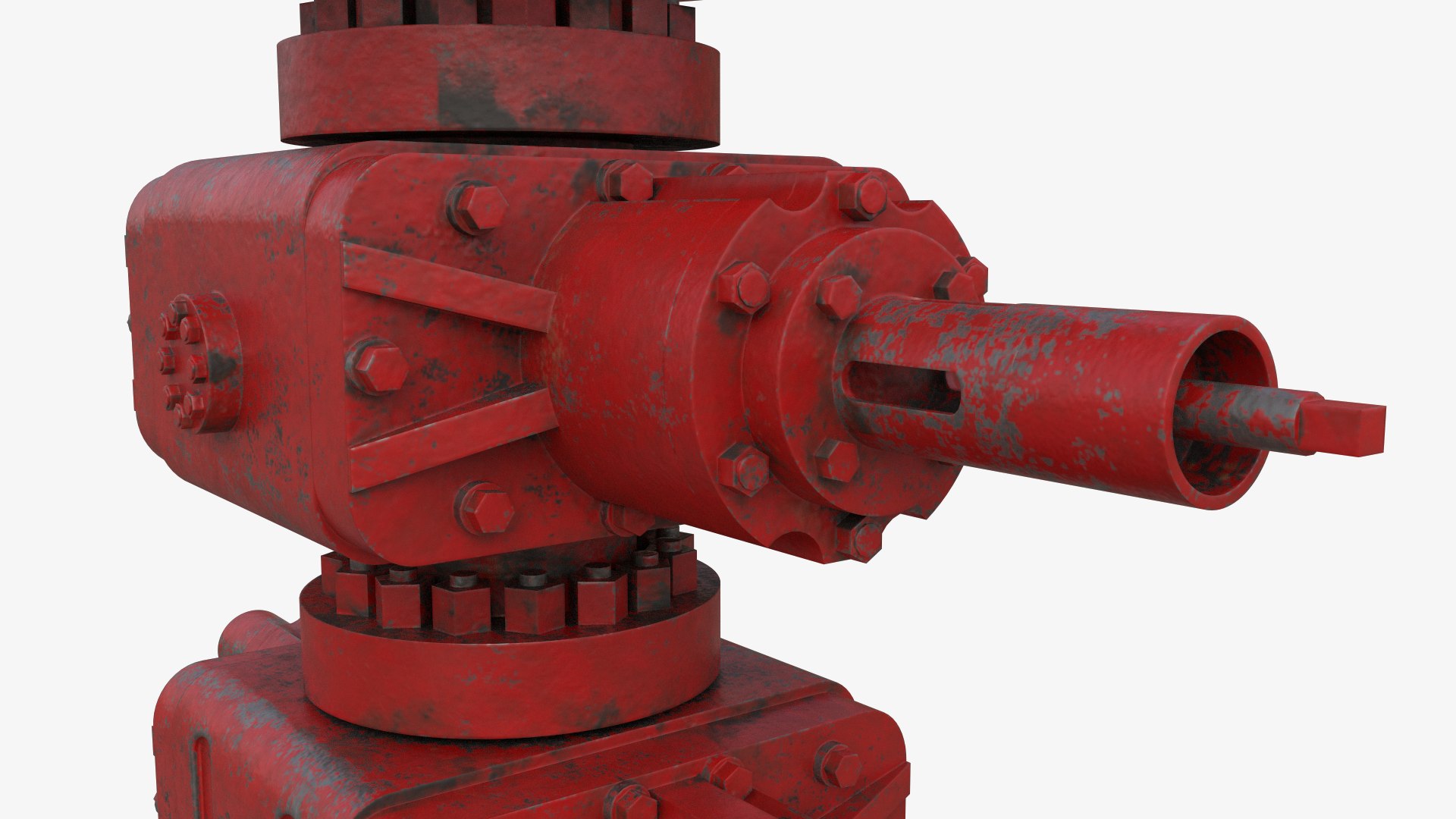 3D Model Oil Equipment - Drilling WellHead 3D Model - TurboSquid 2092135