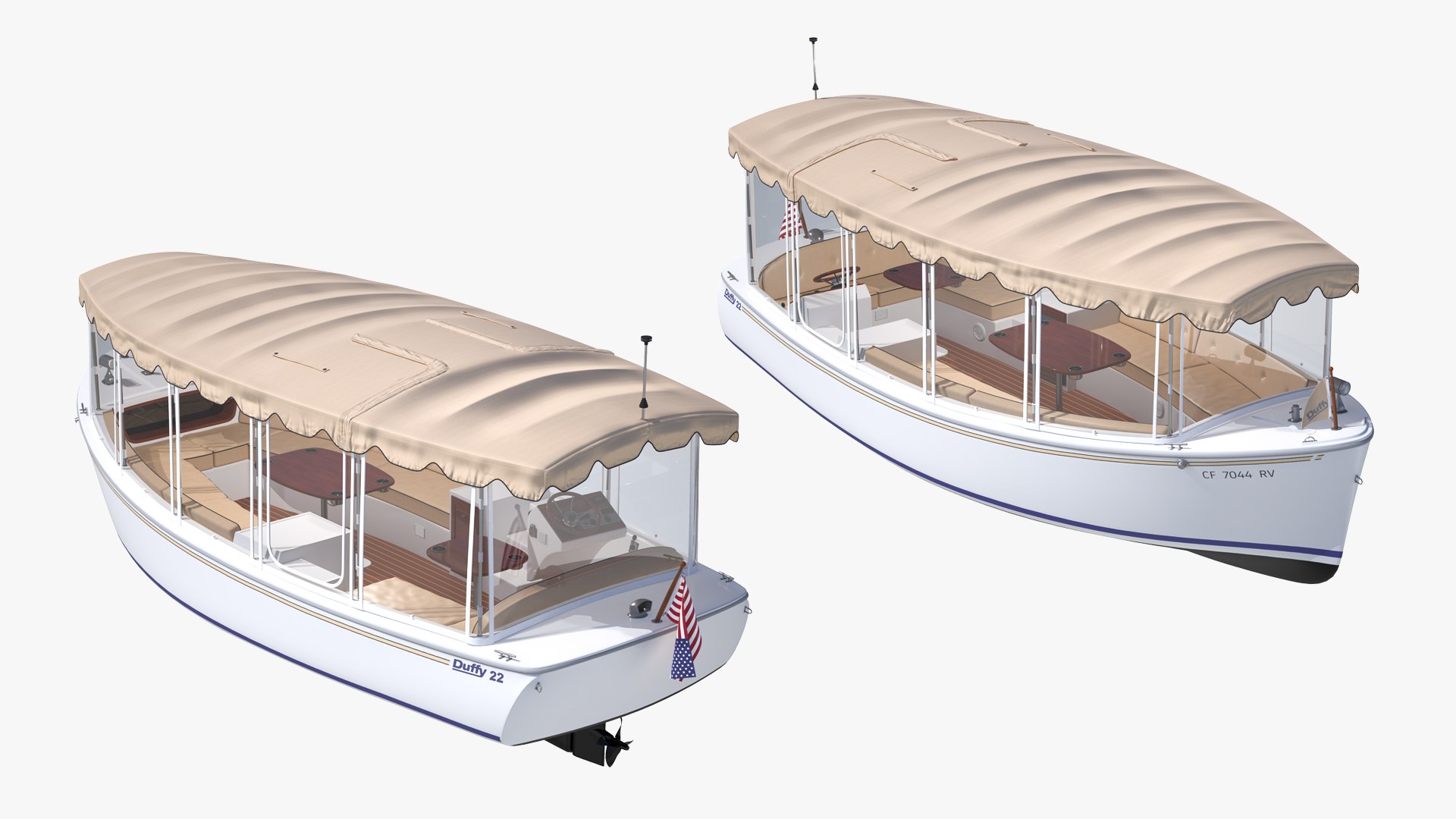 3D Duffy 22 Bay Island Model - TurboSquid 1529064