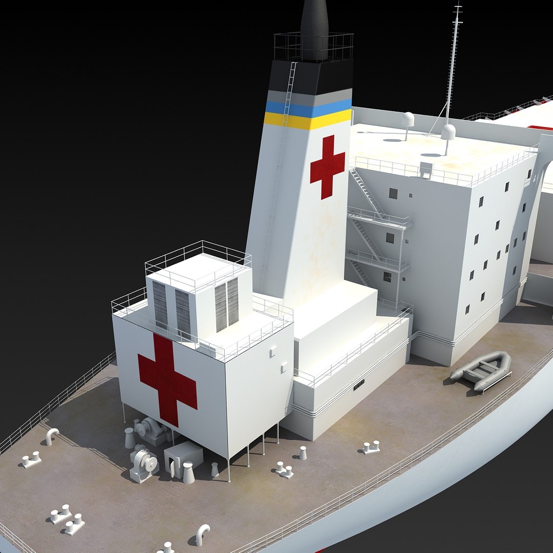 3d Model Usns Comfort T-ah-20 Hospital