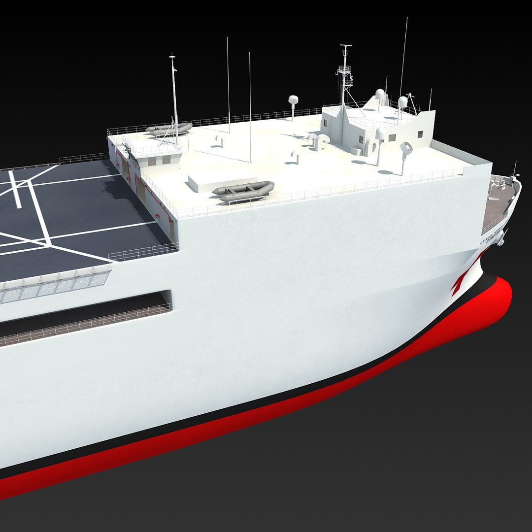 3d Model Usns Comfort T-ah-20 Hospital