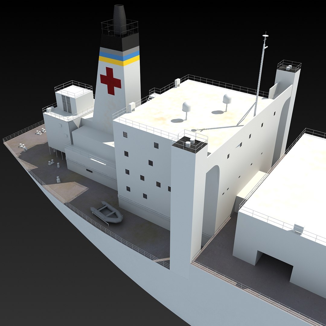 3d Model Usns Comfort T-ah-20 Hospital