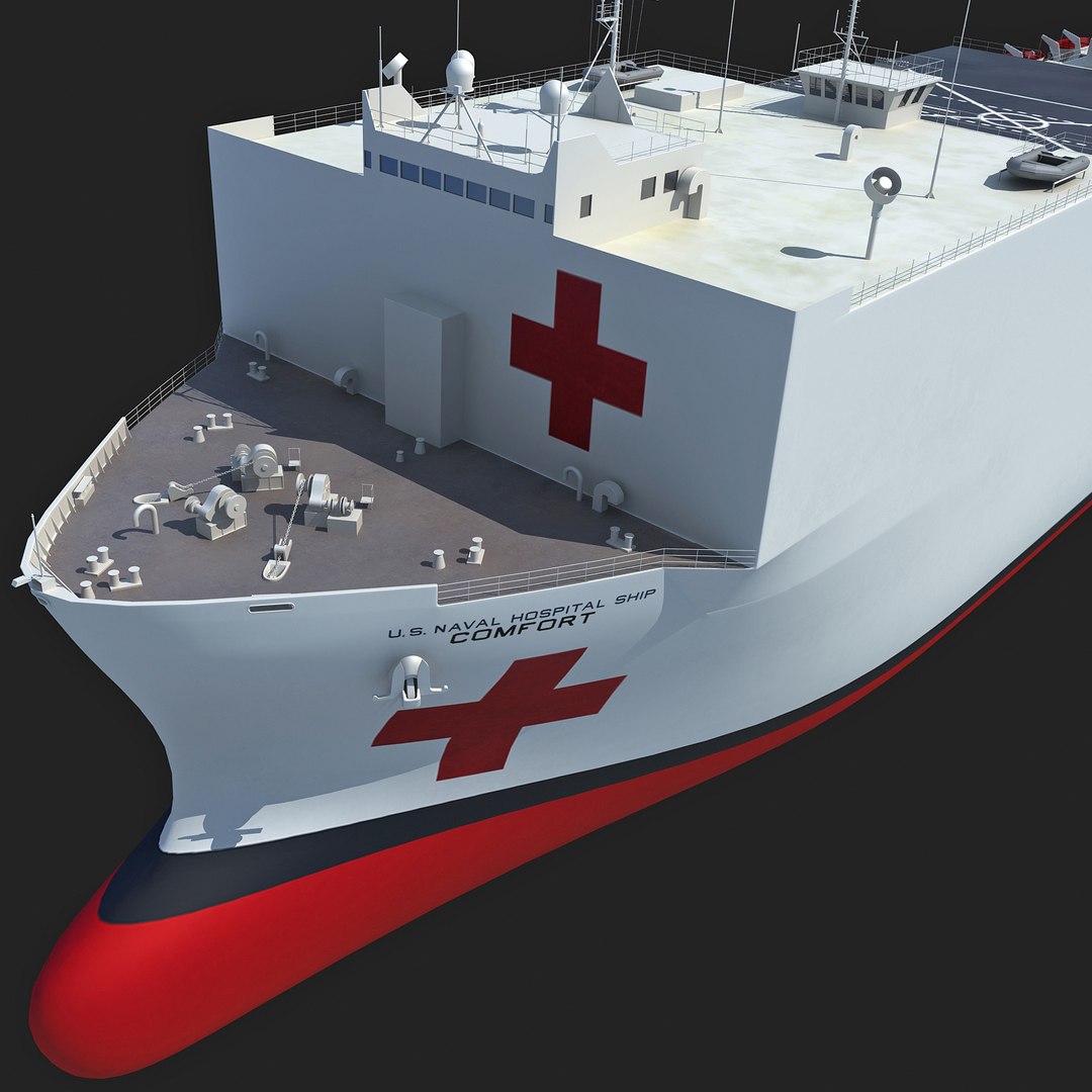 3d Model Usns Comfort T-ah-20 Hospital