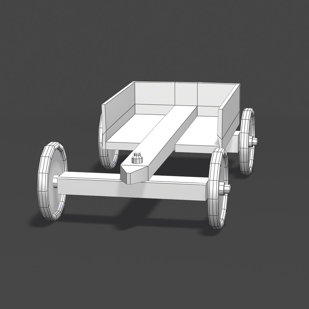 Car Cart 3d Model