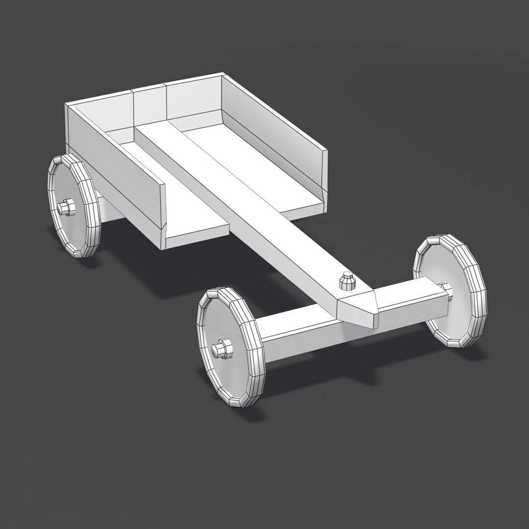 Car Cart 3d Model