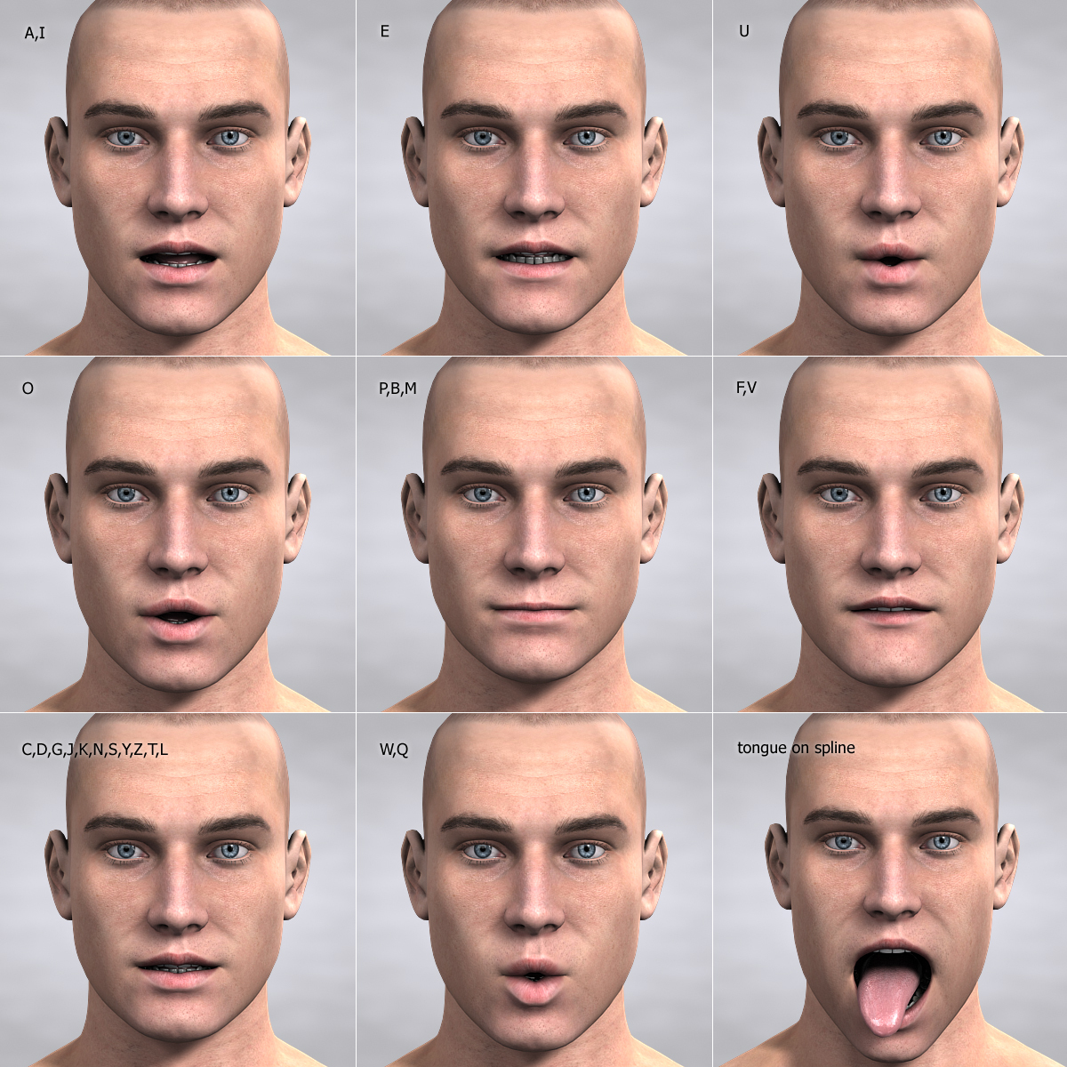 dave realistic male 3d model