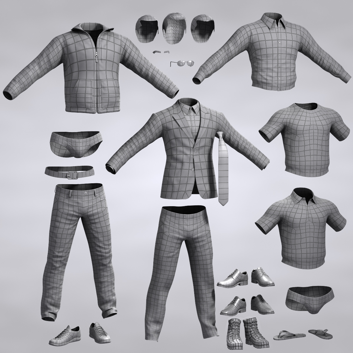 dave realistic male 3d model