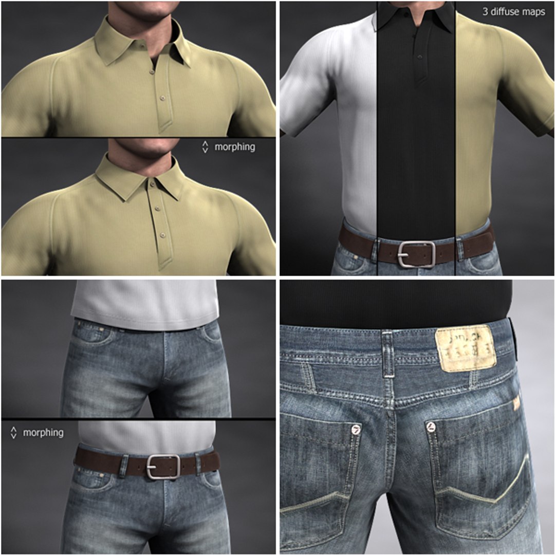 dave realistic male 3d model