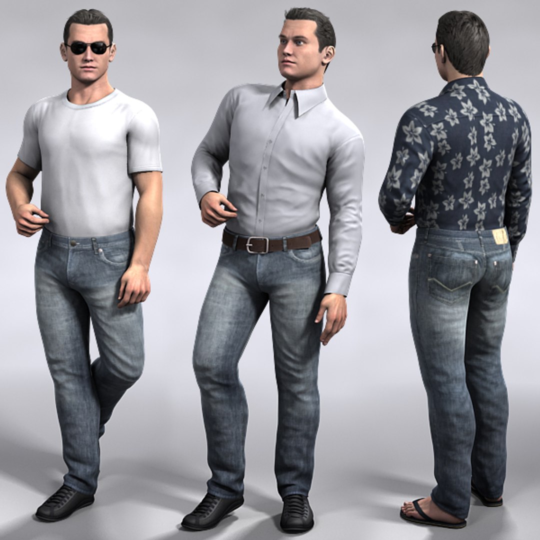 Dave Realistic Male 3d Model