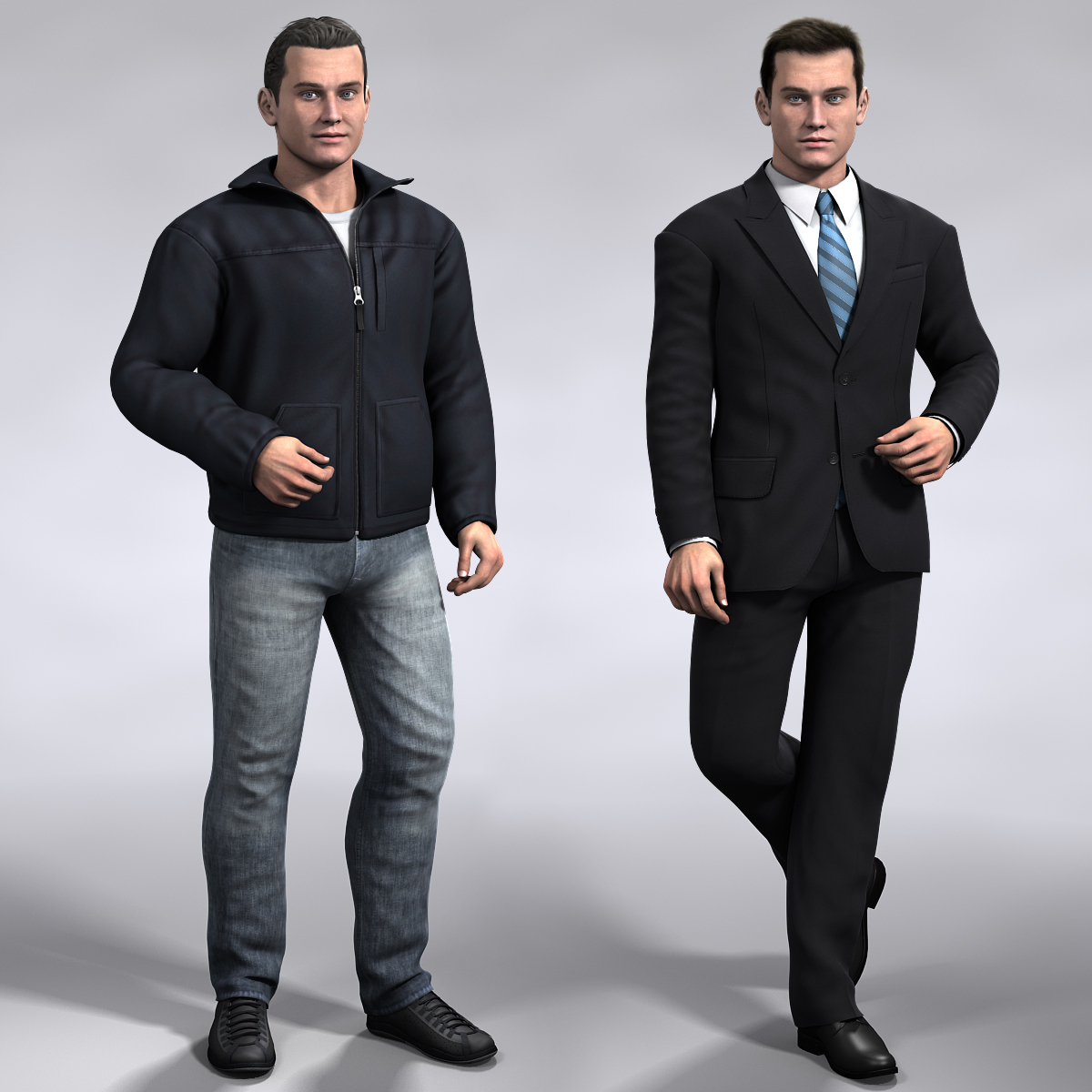 dave realistic male 3d model