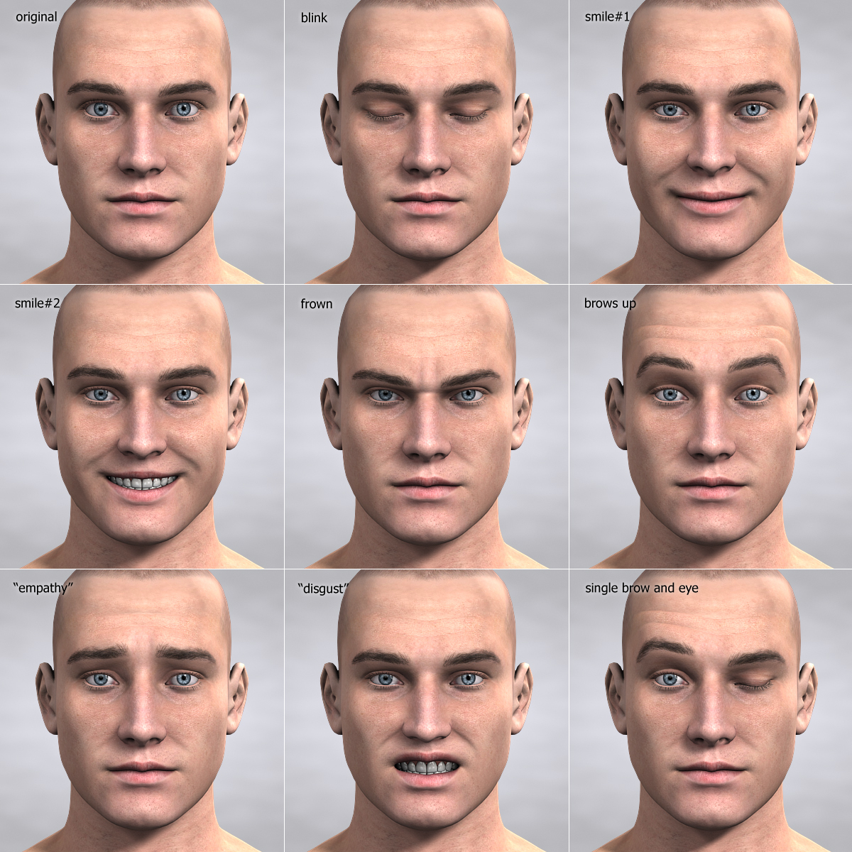 dave realistic male 3d model