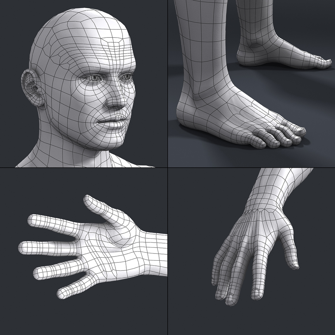 dave realistic male 3d model