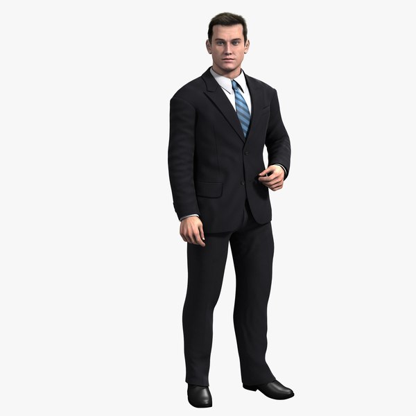 dave realistic male 3d model