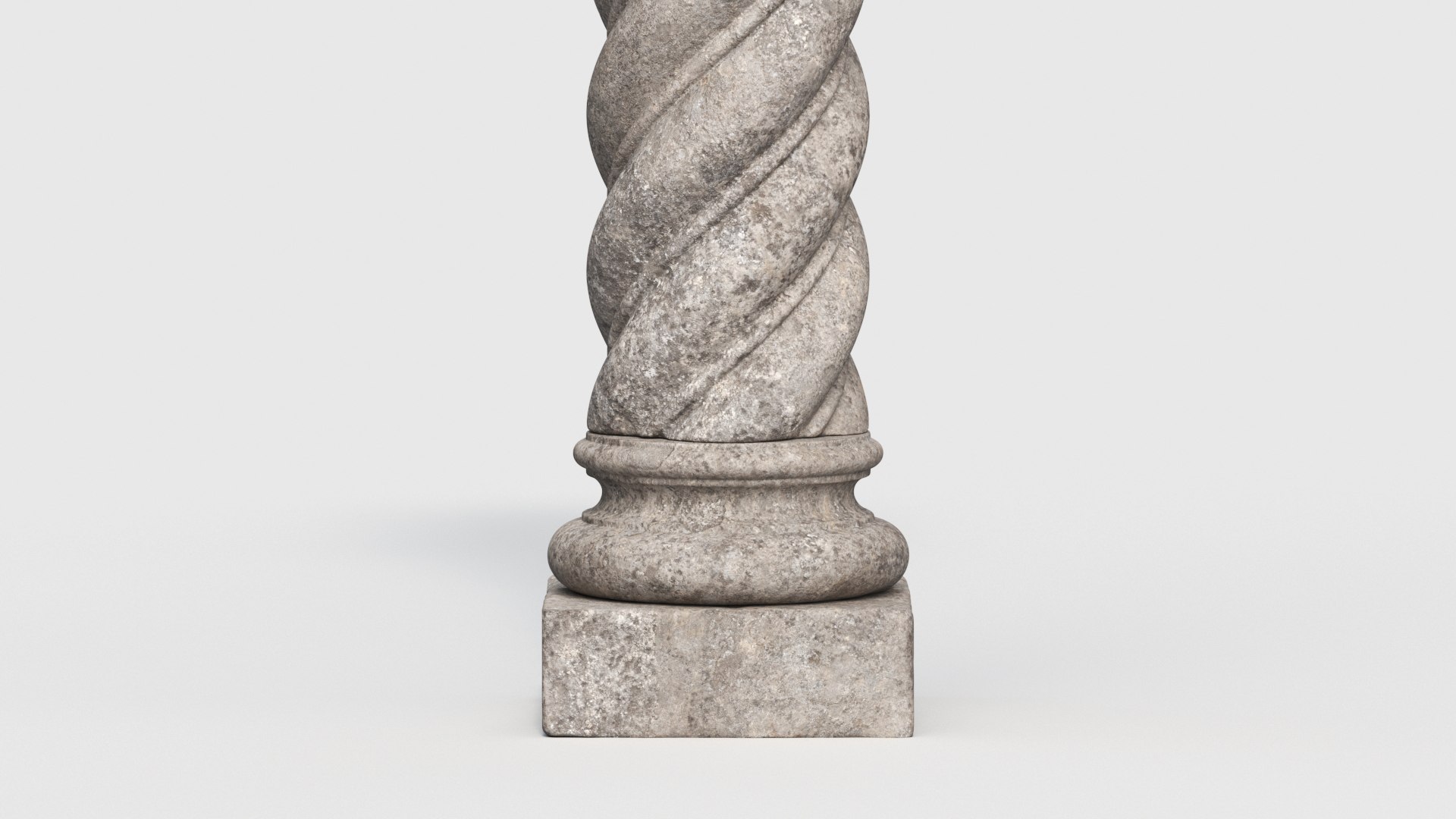 3D Limestone Twisted Column Model - TurboSquid 2026634