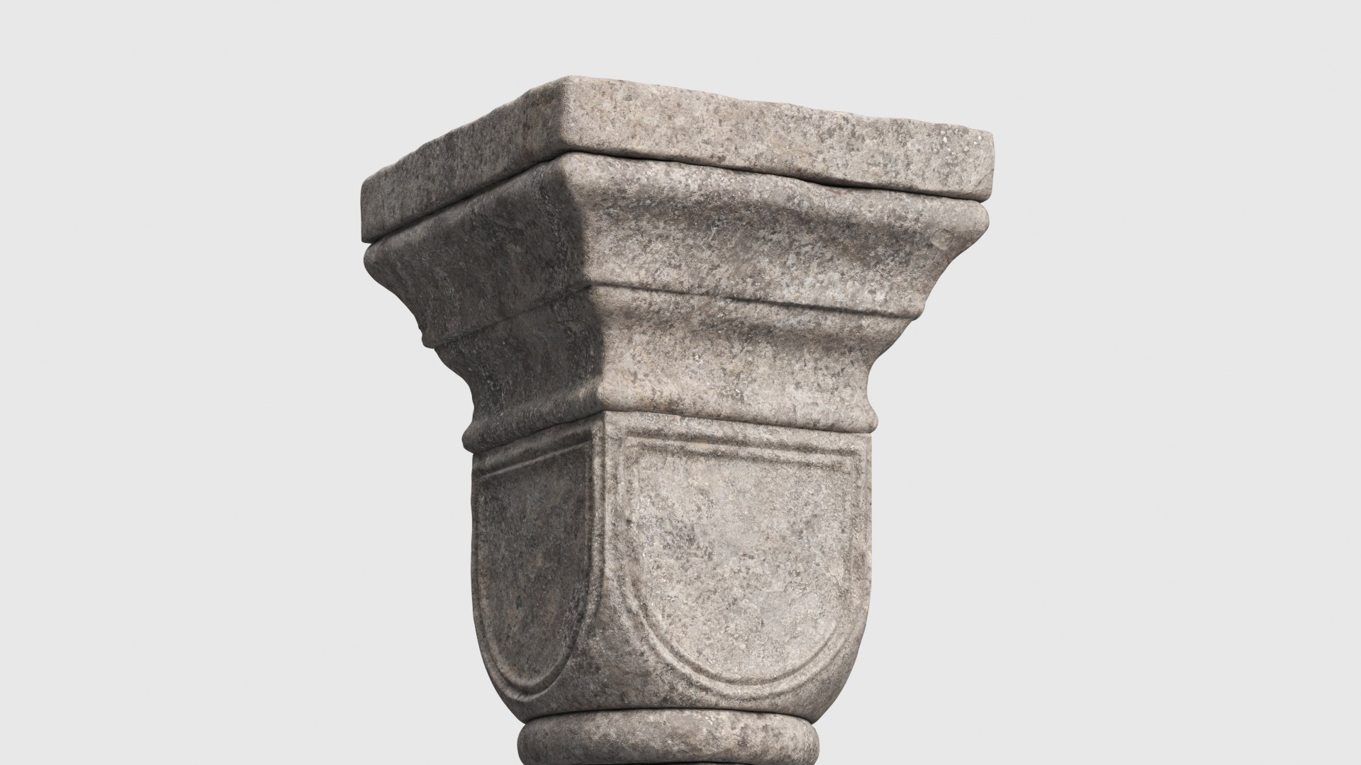 3D Limestone Twisted Column Model - TurboSquid 2026634