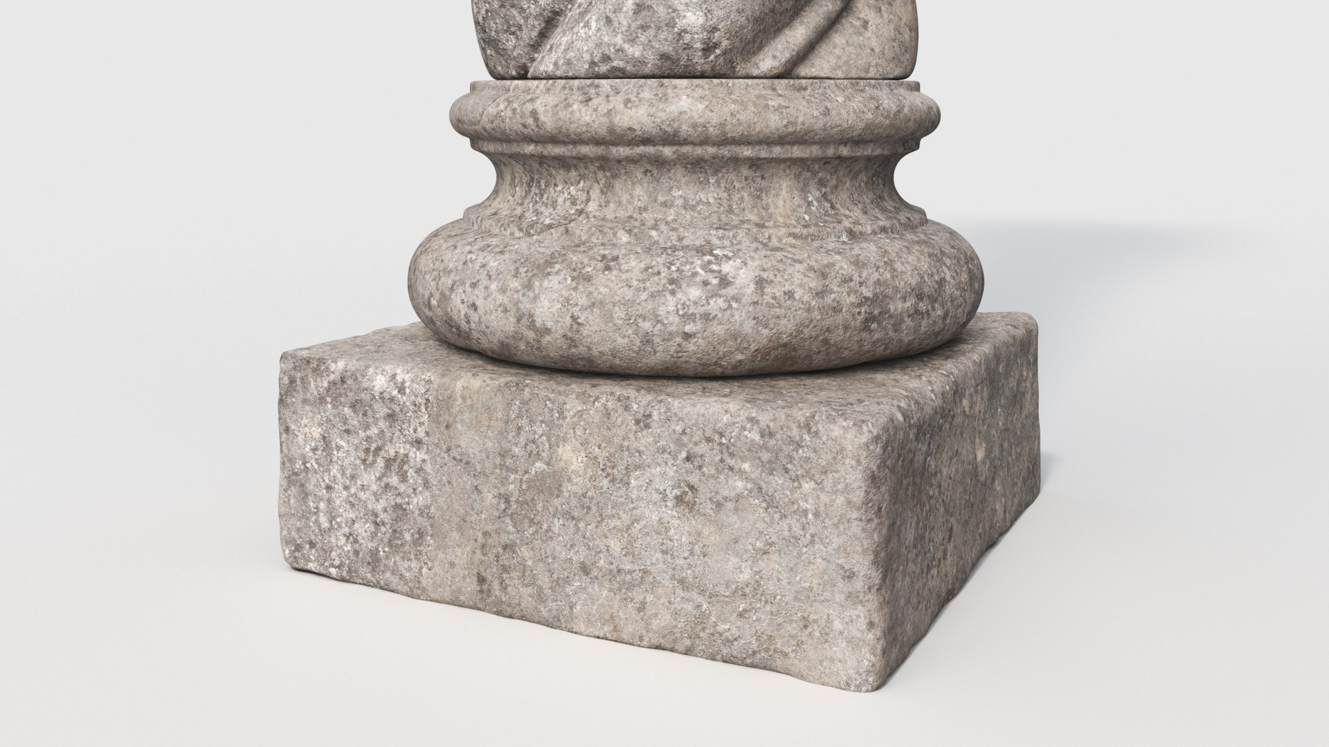 3D Limestone Twisted Column model - TurboSquid 2026634