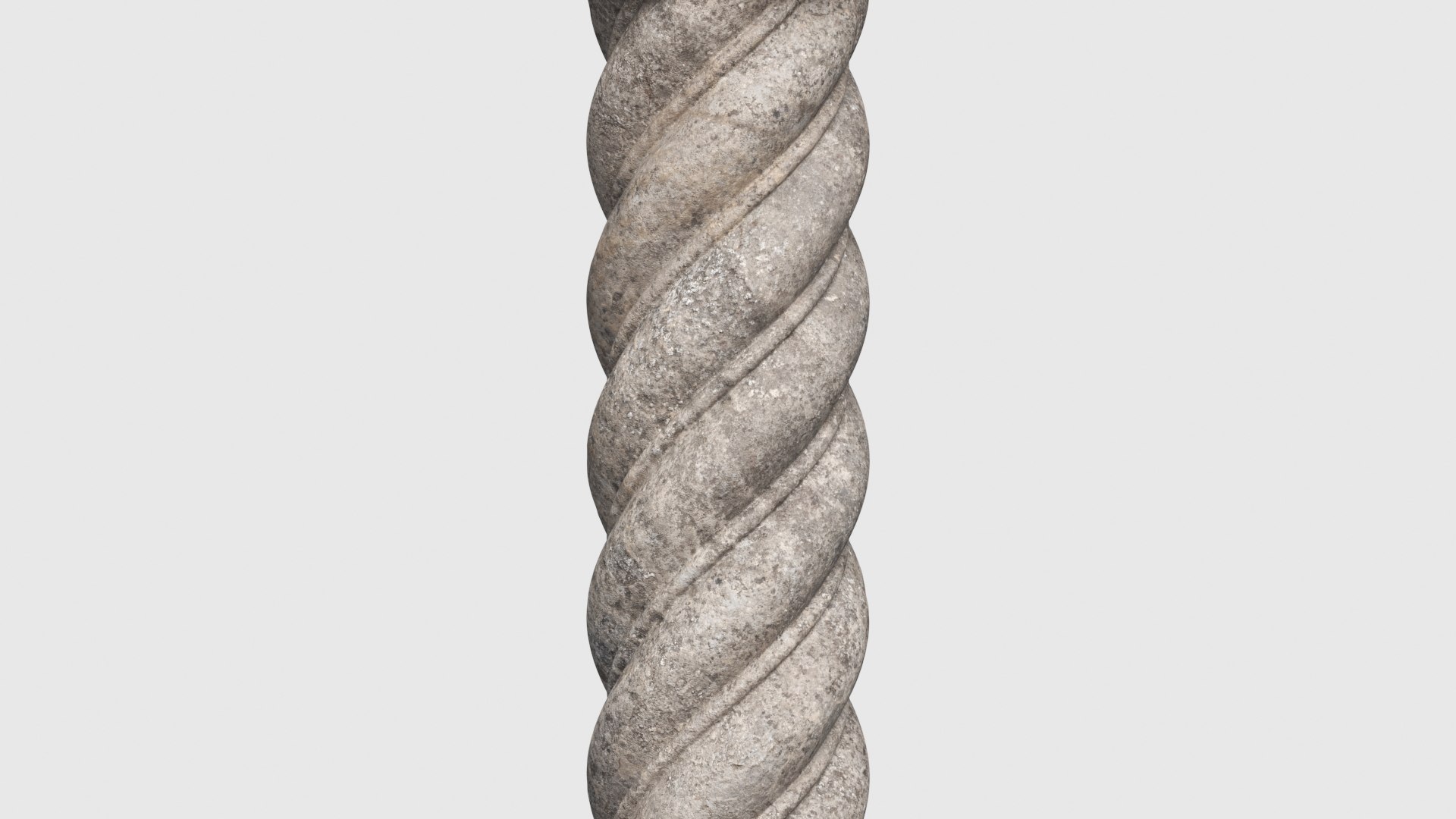 3D Limestone Twisted Column Model - TurboSquid 2026634