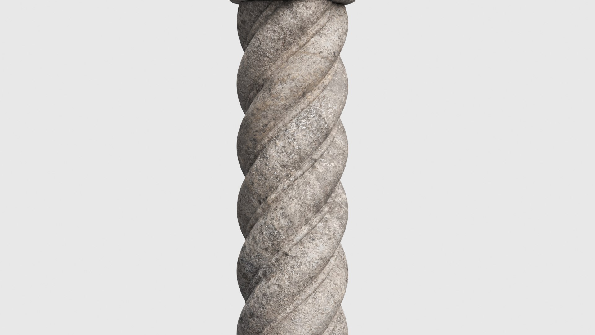 3D Limestone Twisted Column Model - TurboSquid 2026634