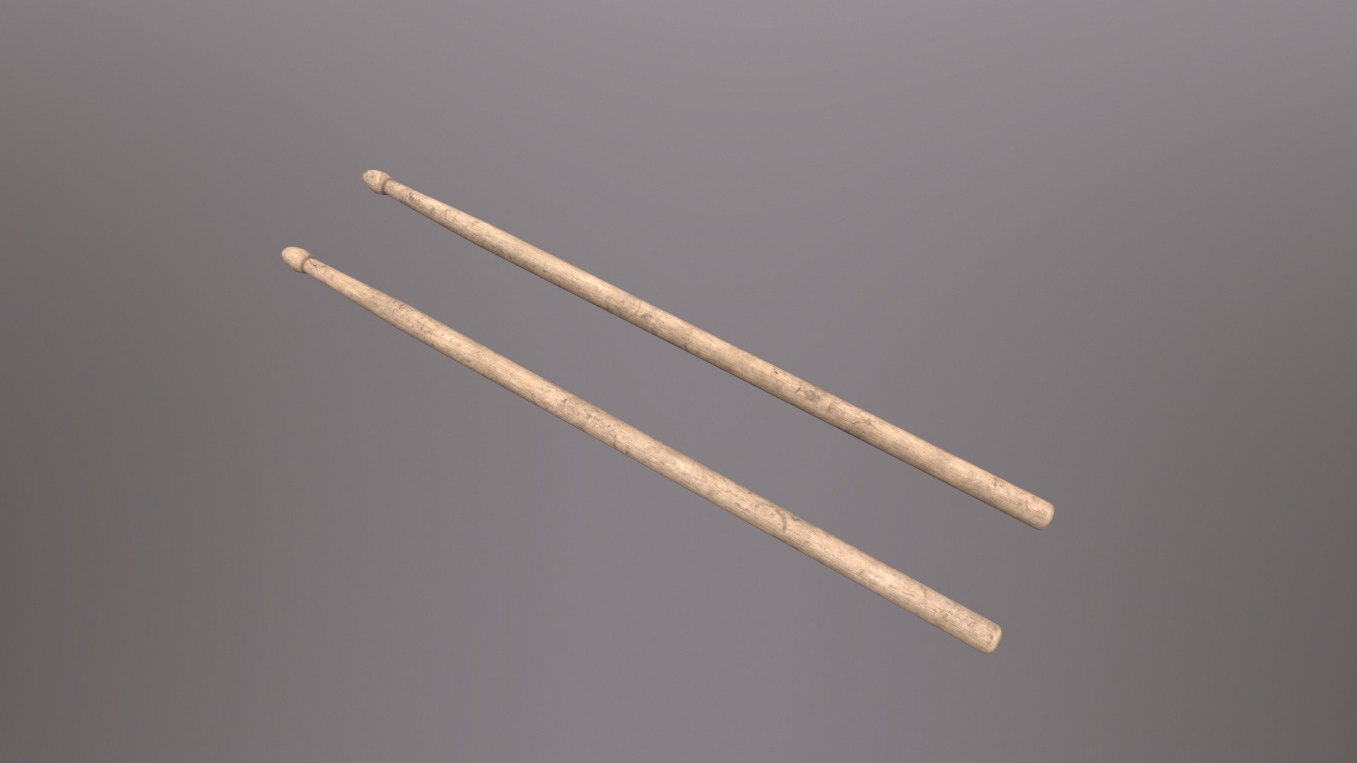 Drumsticks 3D model - TurboSquid 1906890