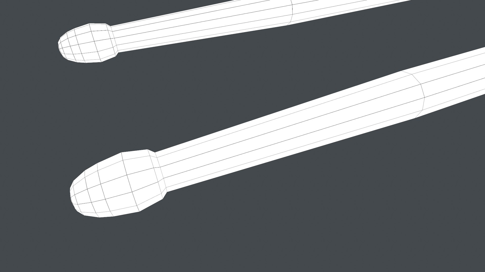 Drumsticks 3D model - TurboSquid 1906890