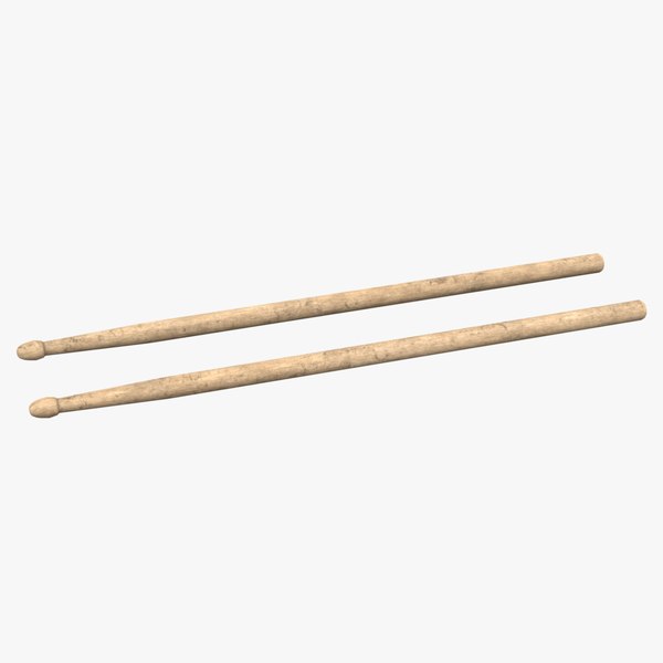 Drumsticks 3D model - TurboSquid 1906890