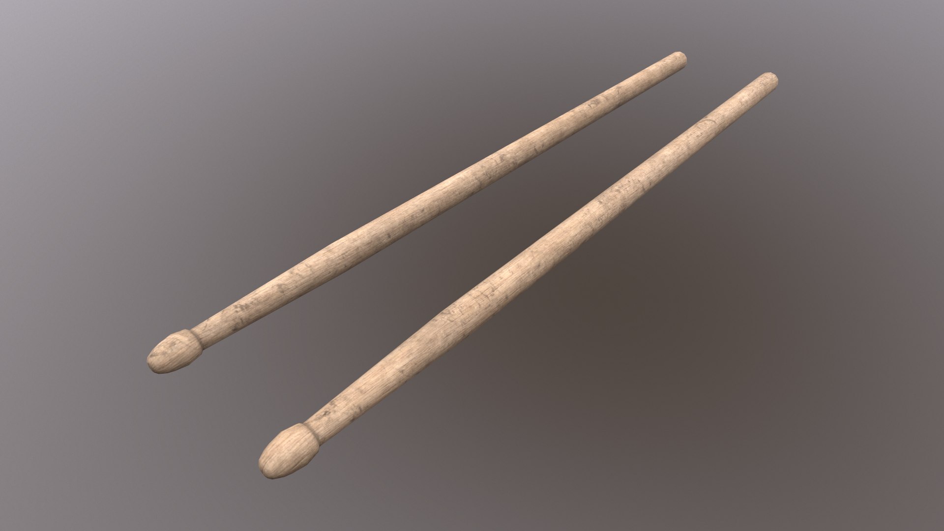 Drumsticks 3D model - TurboSquid 1906890