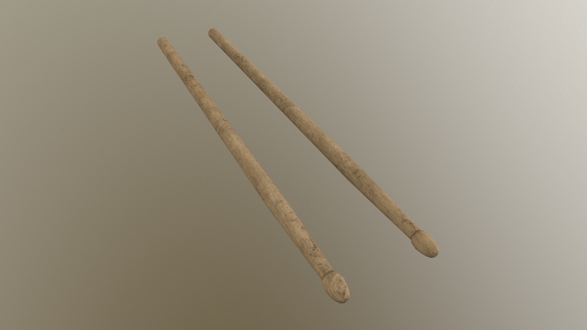 Drumsticks 3D model - TurboSquid 1906890