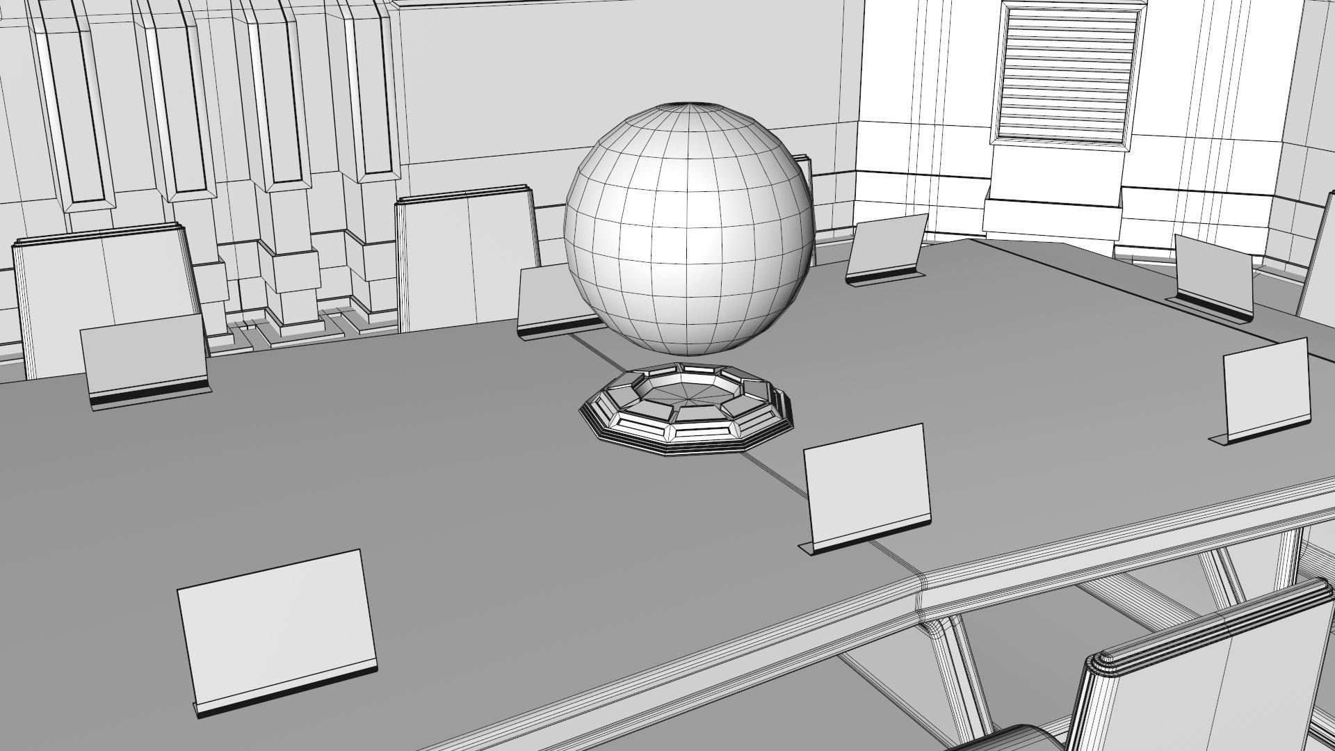 3D meeting room model - TurboSquid 1545853