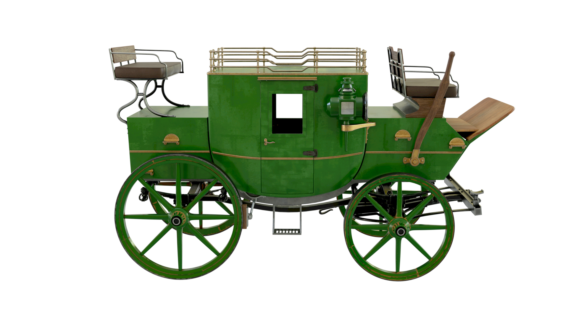Horse Road Coach 3D Model - TurboSquid 2164200