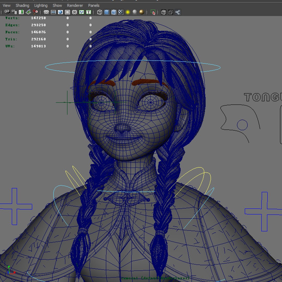 Animation Anna 3d Ma