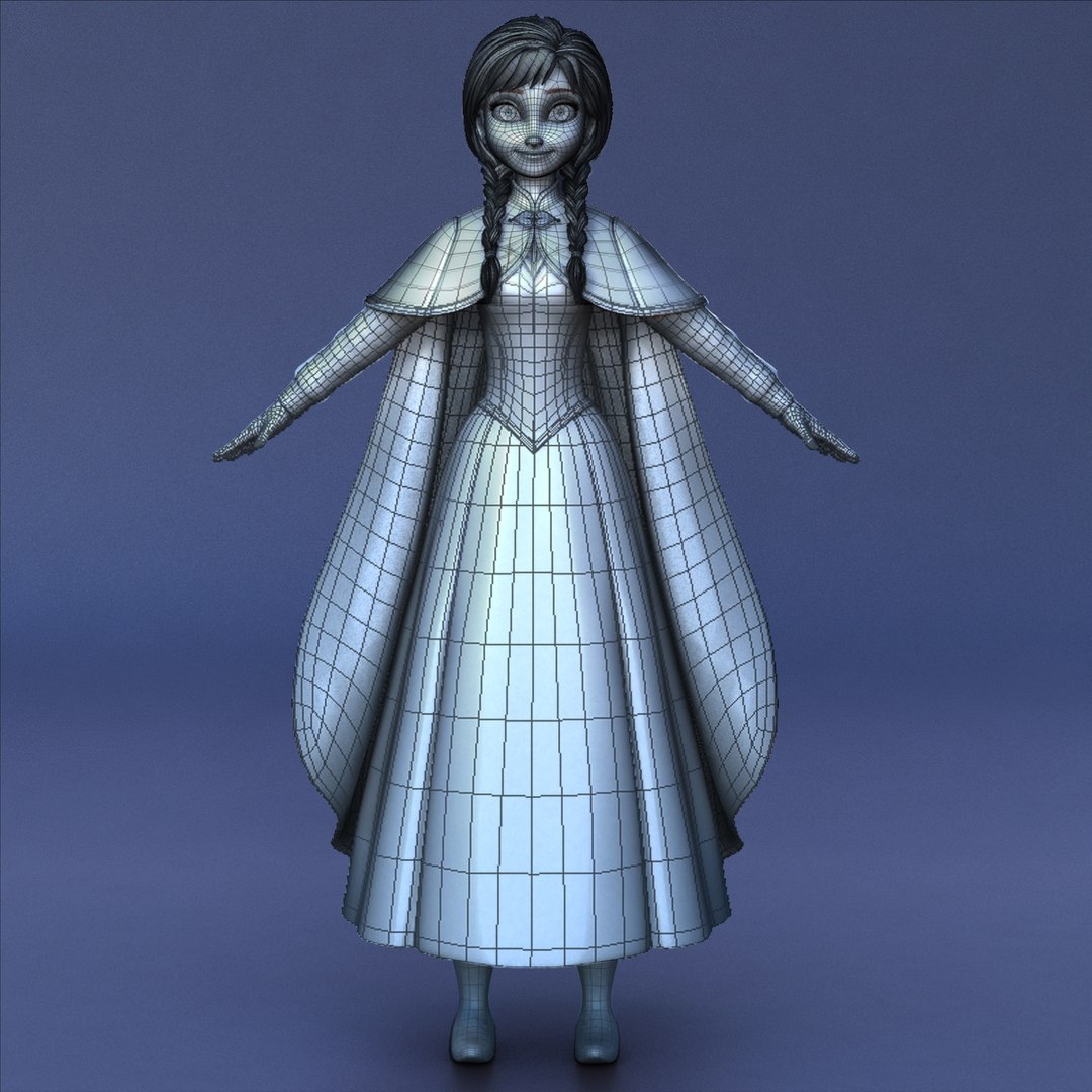 Animation Anna 3d Ma