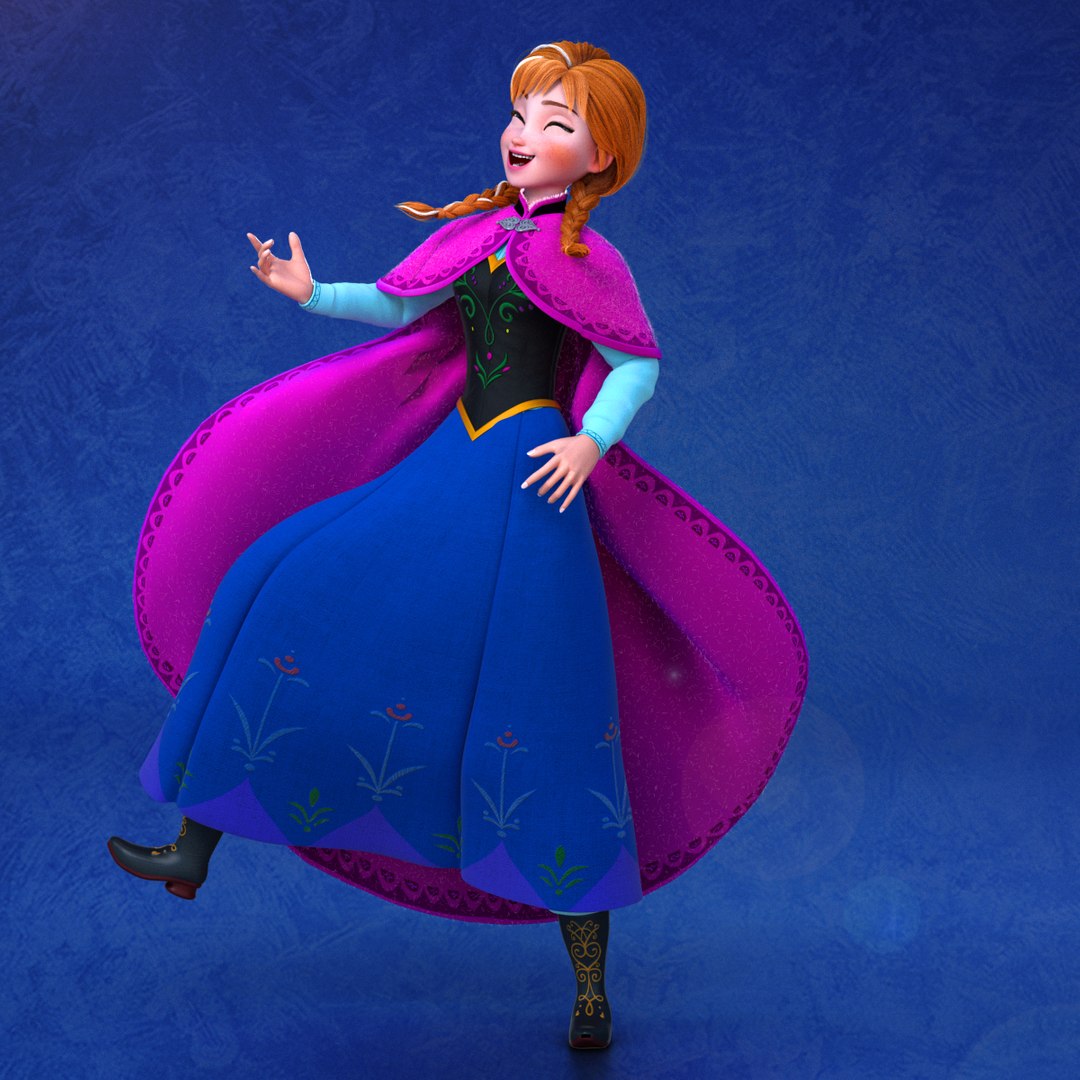 Animation Anna 3d Ma