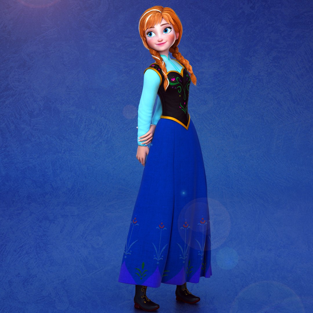 Animation Anna 3d Ma