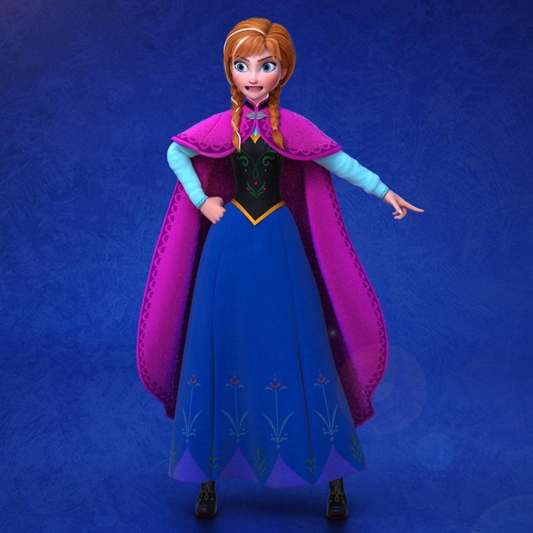 Animation Anna 3d Ma