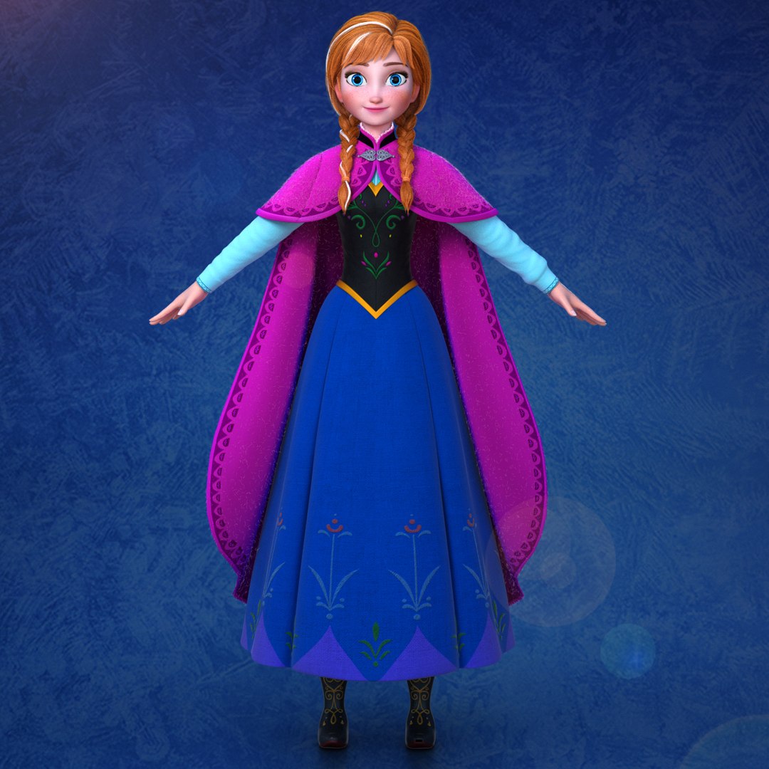 Animation Anna 3d Ma