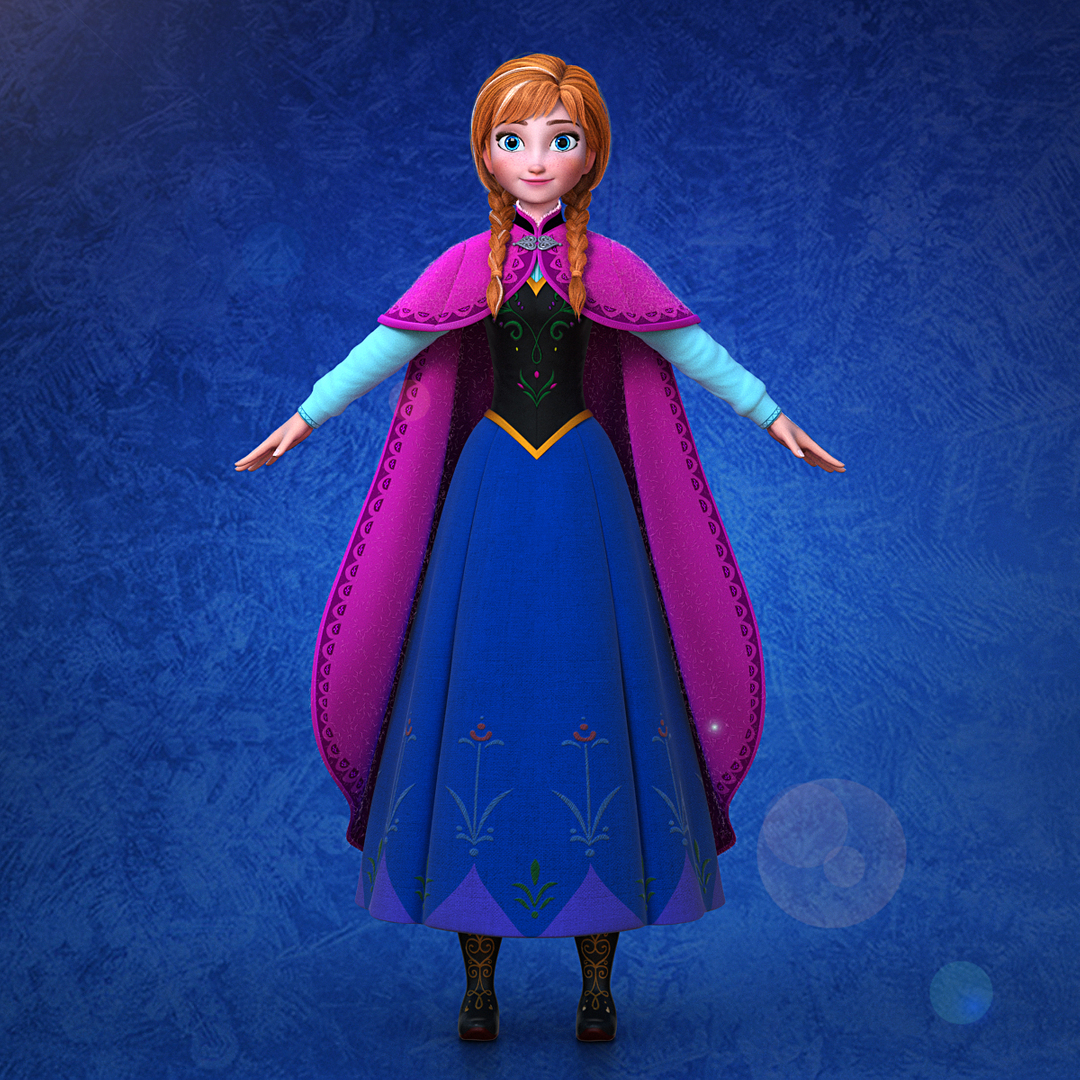 Animation Anna 3d Ma