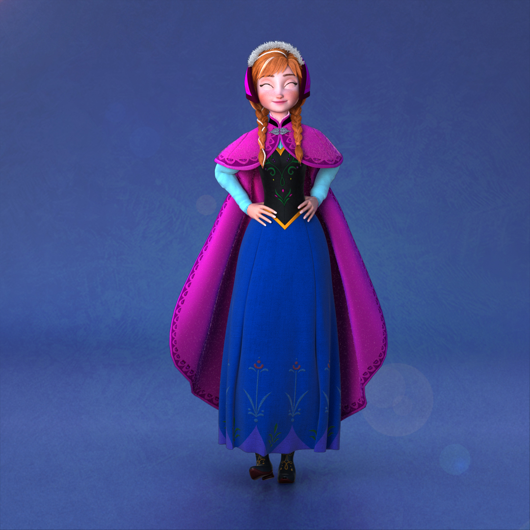 Animation Anna 3d Ma