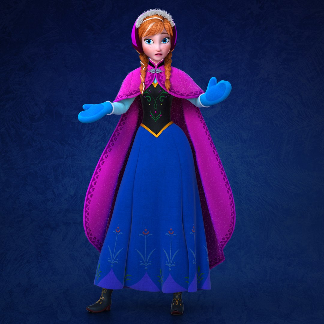 Animation Anna 3d Ma
