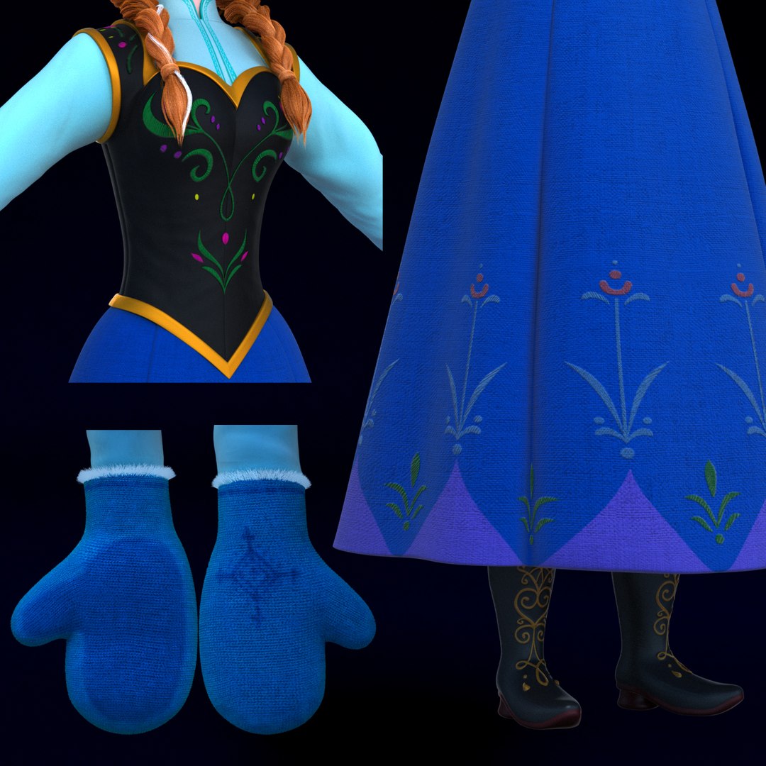 Animation Anna 3d Ma
