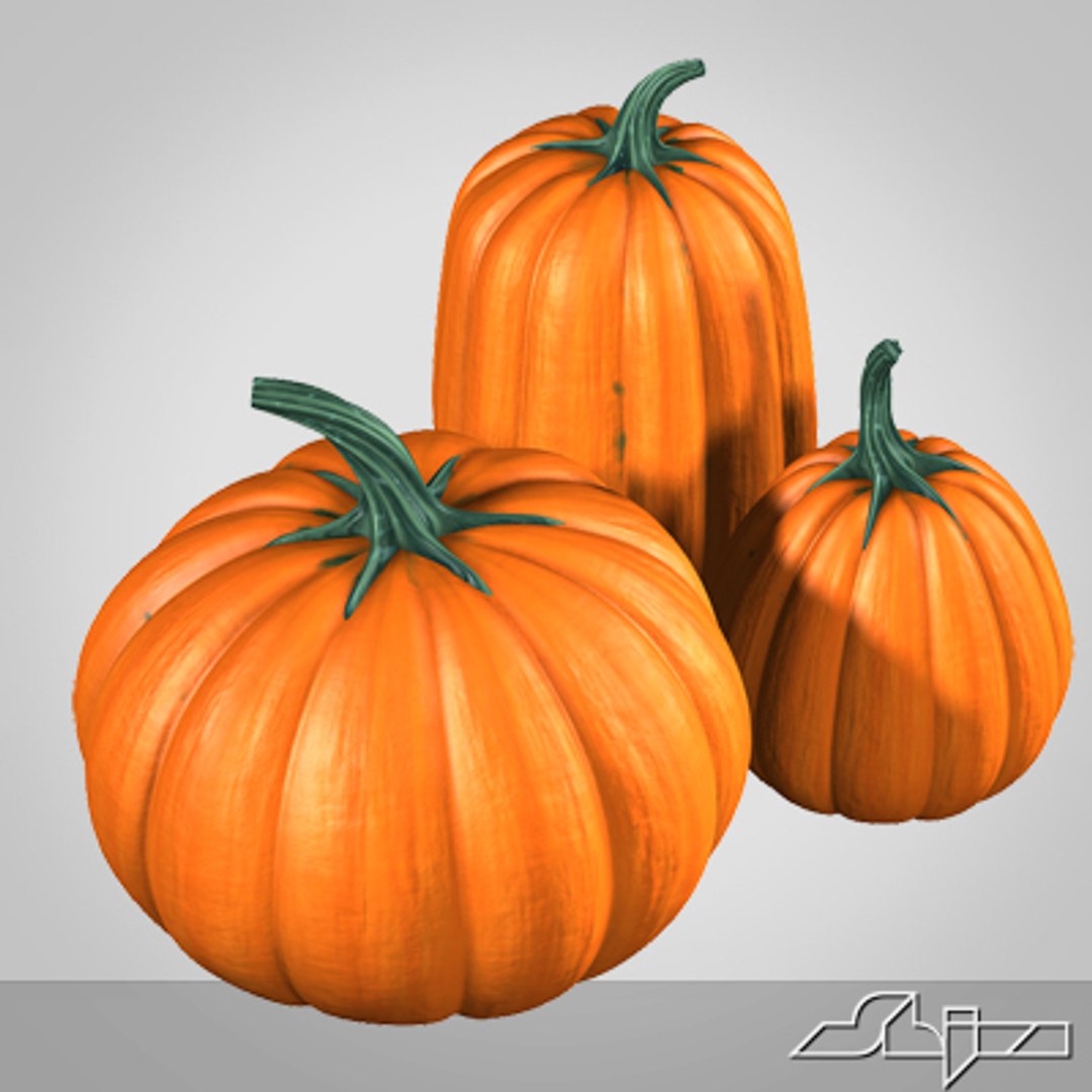 3d model pumpkins