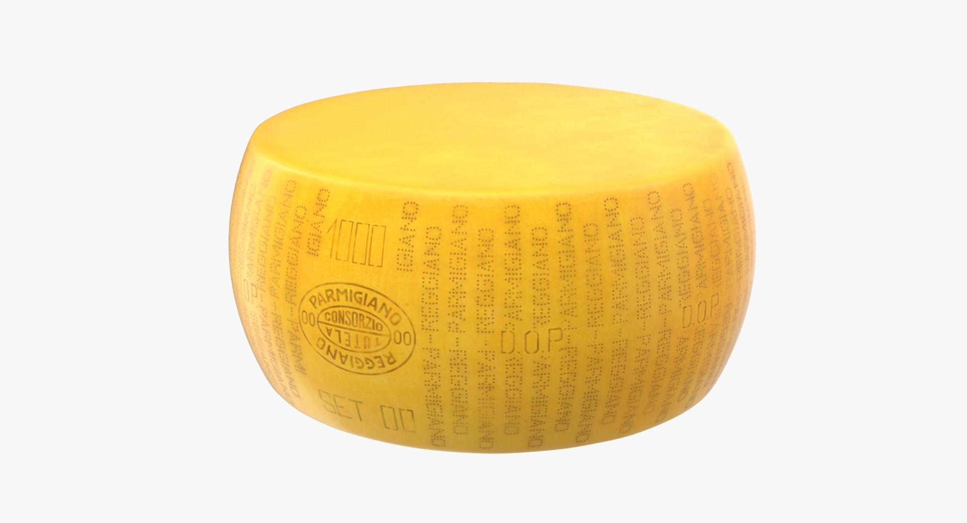 3D parmesan cheese wheel - TurboSquid 1288758