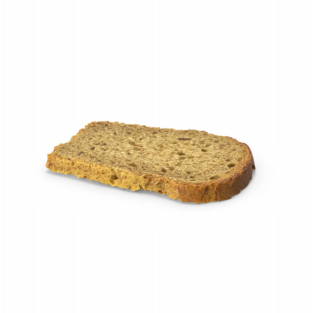 Loaf Bread Slice 3D Model - TurboSquid 2344453