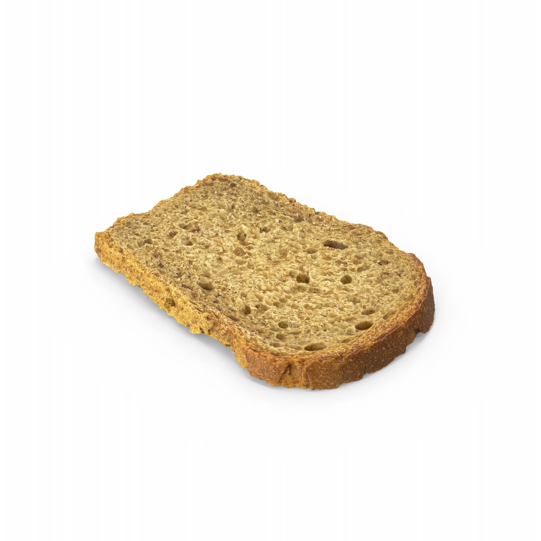 Loaf Bread Slice 3D Model - TurboSquid 2344453