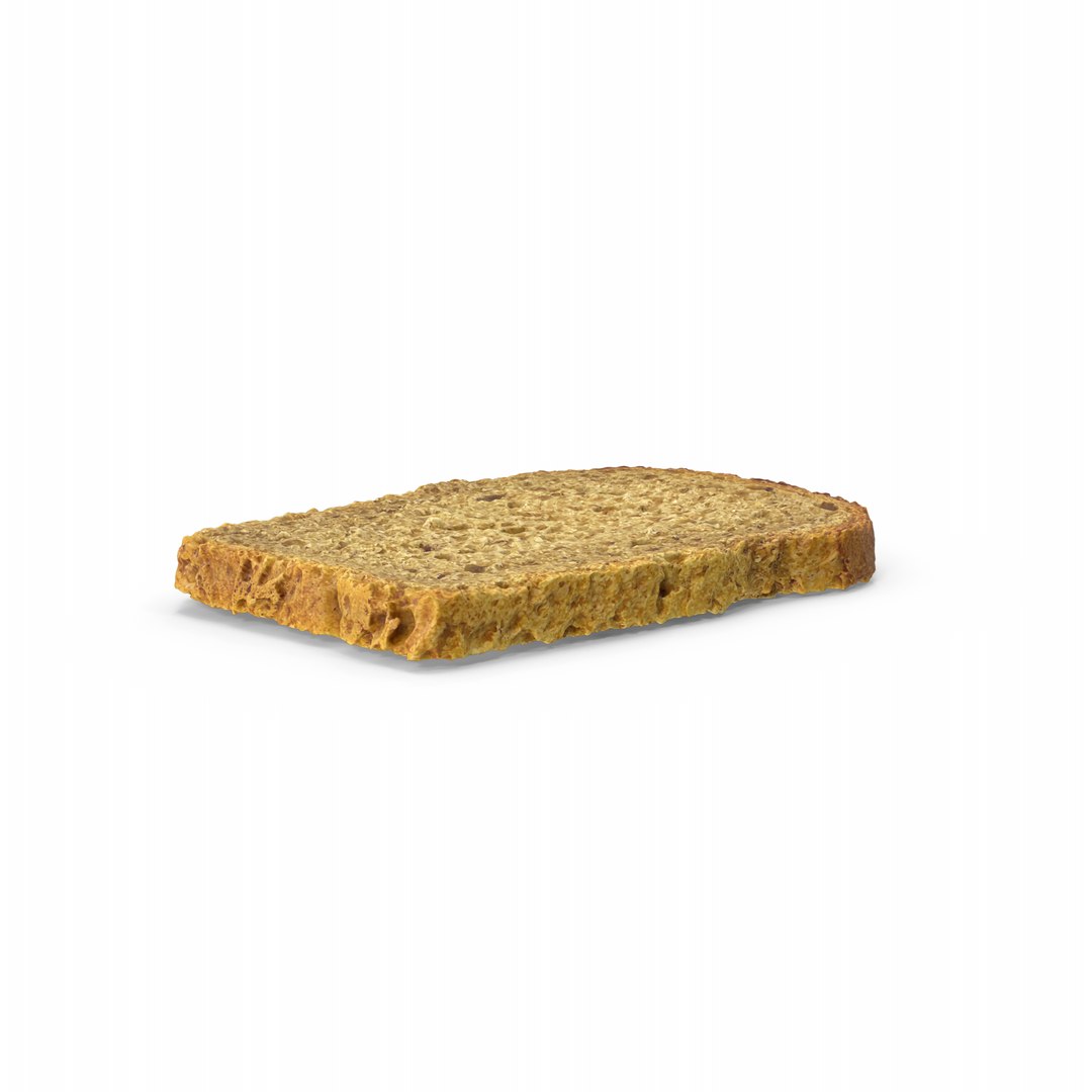 Loaf Bread Slice 3D Model - TurboSquid 2344453