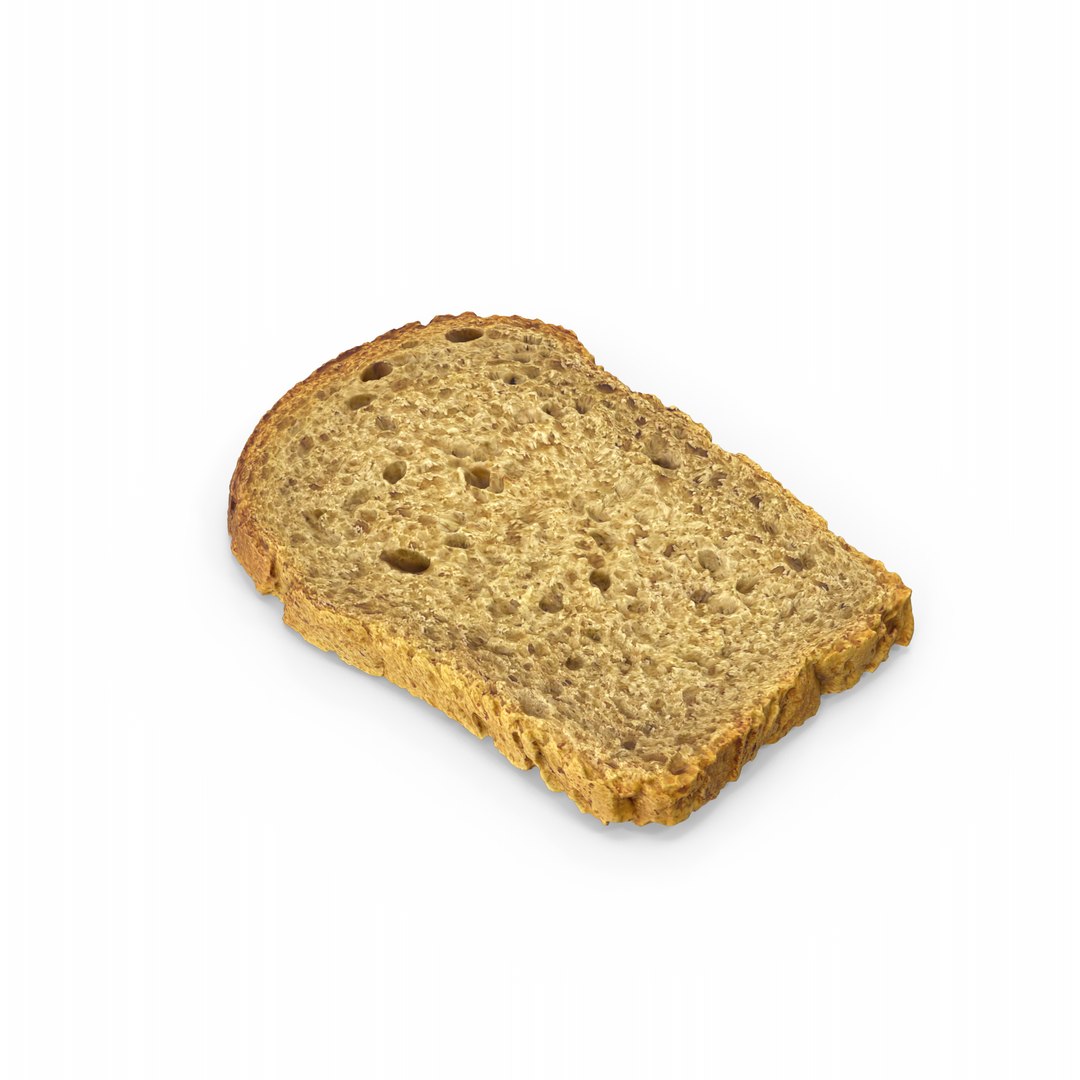 Loaf Bread Slice 3D Model - TurboSquid 2344453